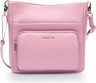 Mandarina Duck Mellow Leather Crossover, Femmes, Lilac Rose