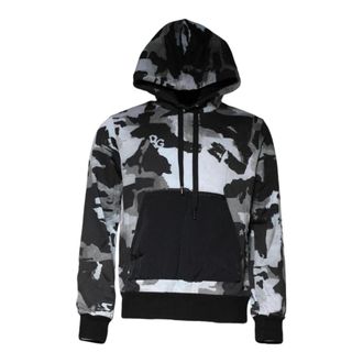 Dolce & Gabbana Camouflage Kapuzenpullover mit Logodetails - - Sweatshirts & Hoodies - Herren - Mehrfarbig - XS