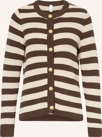 Y.A.S. Strickjacke braun