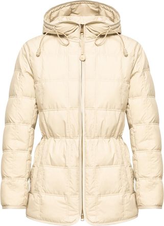 Moncler Moncler Doudoune Courte &Agrave; Capuche Cygnet, Femme, Blanc, Taille: 00