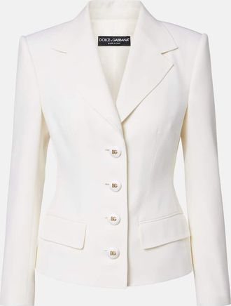 Dolce & Gabbana Veste en laine m&eacute;lang&eacute;e