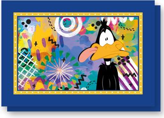 Egan Set 2 Platzdeckchen aus Baumwolle Daffy Duck 45x30