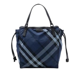 Burberry Pre-owned Buckleigh Tote - Femme - Pre-owned - Bleu - Taille: ONE Size