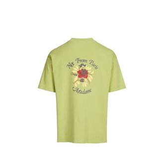 Dr&ocirc;le de Monsieur T-shirts&eacute;rigraphi&eacute; &agrave; col rond en coton