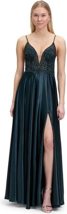 Vera Mont Abendkleid Damen Abendkleid mit Placement Effektgarn