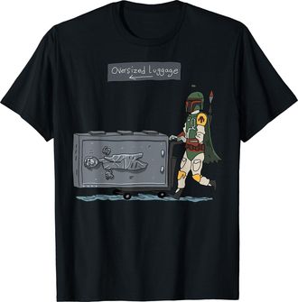 Star Wars Boba Fett Han Solo Oversized Luggage T-Shirt