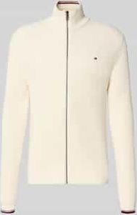 Tommy Hilfiger Regular Fit Strickjacke aus reiner Baumwolle