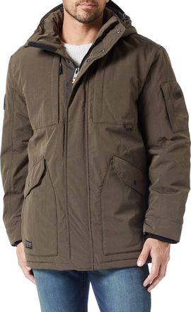 Camel Active Herren 420074/8U93 Jacket, Dark Brown, 26