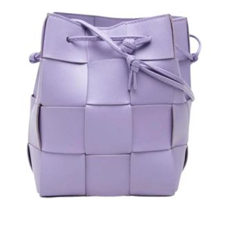 Bottega Veneta Pre-owned Gewebte Nappa Beuteltasche - - Pre-owned - Damen - Lila - ONE SIZE