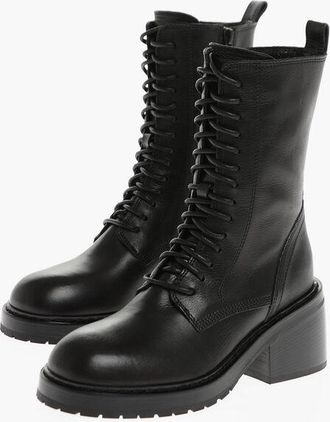 Ann Demeulemeester Leather Ankle Boots HEIKE With Inner Zip size 35,5