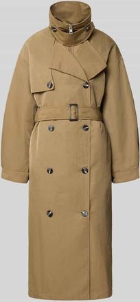 Topshop Trenchcoat mit doppelreihiger Knopfleiste