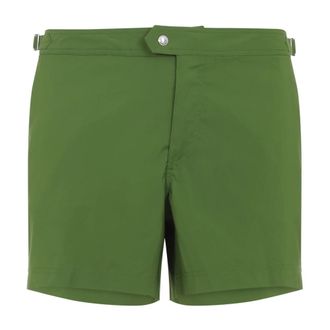Tom Ford Nylon Badeshorts - - Swimwear - Herren - Gr&uuml;n - S