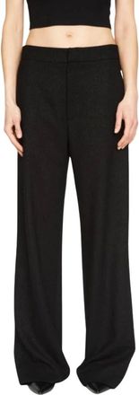 Gauch&egrave;re Femme, Pantalons, Noir, Taille: 36 FR Pantalon Droit