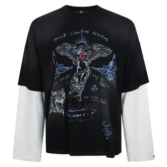 Represent Represent, Homme, Tops, Noir, Taille: L T-shirt Manches Longues Heavier Than The Heavens