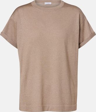 Brunello Cucinelli T-Shirt aus einem Kaschmirgemisch