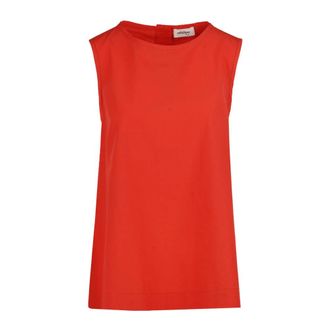 ottod'Ame Femme, Tops, Rouge, Taille: 36 FR Top avec fermeture boutonn&eacute;e au dos