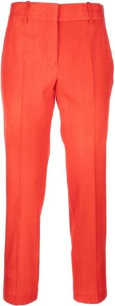 Ermanno Scervino Femme, Pantalons, Rouge, Taille: 40 FR Cropped Pantalons
