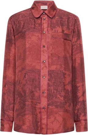Pierre-Louis Mascia Femme, Blouses et Chemises, Rouge, Taille: 40 FR Chemises