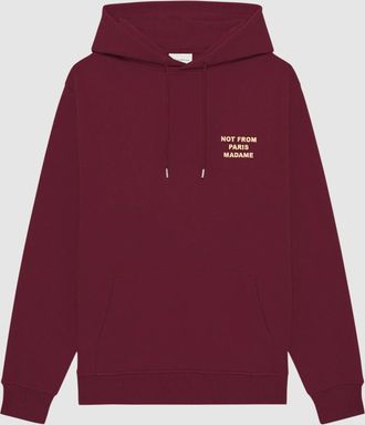 Drôle de Monsieur Hoodie Slogan Wine