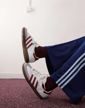 adidas Originals Samba OG - Baskets - Blanc et bordeaux