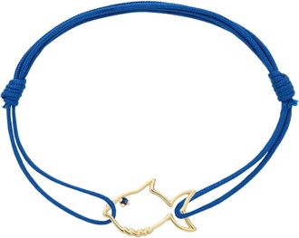 Aliita Pececito Zafiro Azul Cord Bracelet