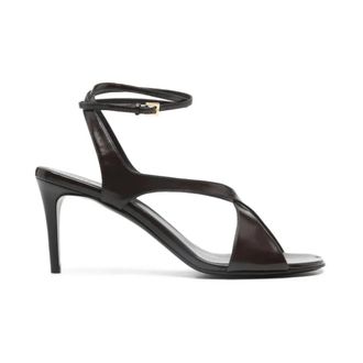 Khaite Liria Sandale mit Kn&ouml;chelriemen - - Shoes - Damen - Braun - 36 EU