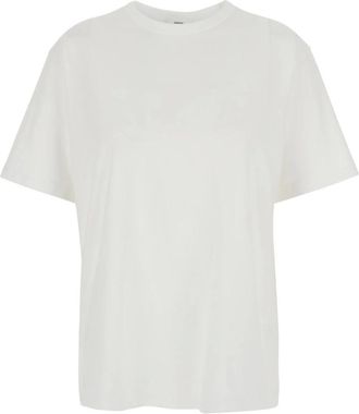 Mauro Grifoni Femme, Tops, Blanc, Taille: 38 FR T-shirt &agrave; manches courtes et col rond
