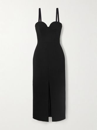 Givenchy Midikleid Aus Einer Wollmischung - Schwarz