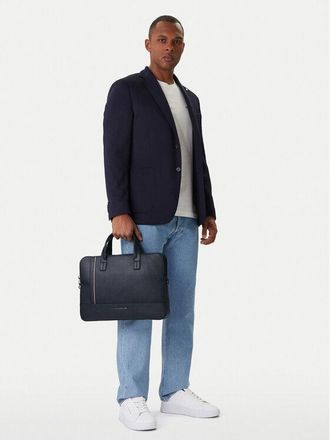Tommy Hilfiger Laptoptasche Th Central Slim Computer Bag AM0AM13631 Dunkelblau