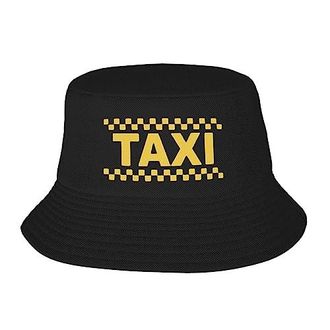 Generic Chapeau De Seau Taxi Dr&ocirc;le Seau Chapeau &Agrave; Large Bord Pliable Bonnet Soleil, pour Le Camping, Chasse, La Randonn&eacute;e, 56-58cm