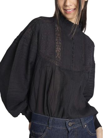 Vanessa Bruno Femme, Blouses et Chemises, Noir, Taille: 34 FR Dahlia Blouse
