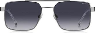 HUGO BOSS lunettes, mod&egrave;le HG 1313, couleur MATTE RUTHENIUM, verre 56 mm, pont 18 mm