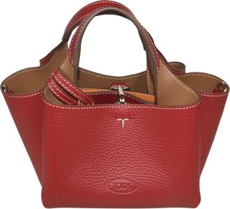 Tod's Femme, Sacs, Brun, Taille: ONE Size Mini Sac à Main en Cuir