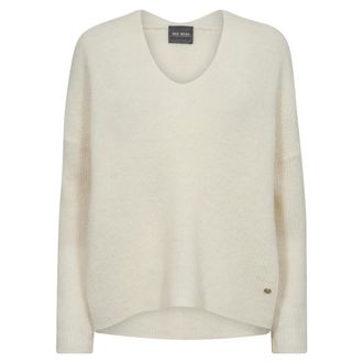 Mos Mosh MOS Mosh, Femme, Pulls, Beige, Taille: 44 FR Thora V-neck Knit