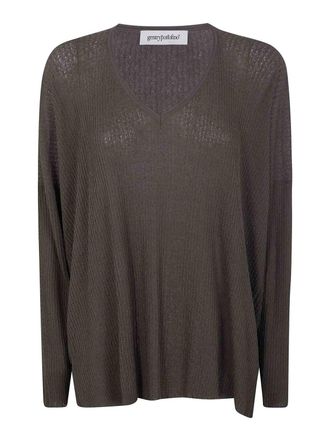 Gentryportofino Pull Col Rond - Vert