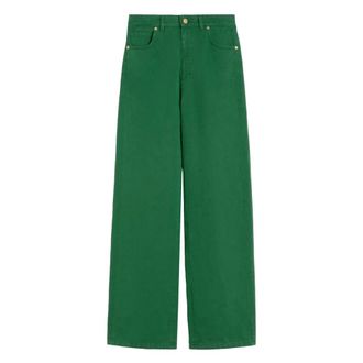 Max Mara Damen, Jeans, Gr&uuml;n, XSGr&ouml;&szlig;e