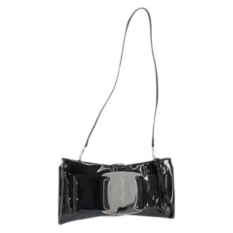Ferragamo Pre-owned Schultertasche aus beschichtetem Canvas - - Pre-owned - Damen - Schwarzk - ONE SIZE