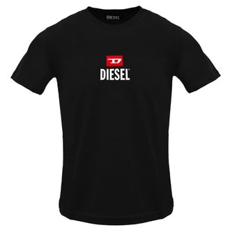 Diesel Just Small New D T-Shirt f&uuml;r Herren (Kaviar-Schwarz)