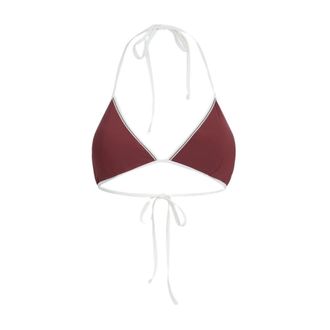 Brunello Cucinelli Femme, Maillots de bain, Rouge, Taille: 34 FR Triangle Bikini Top