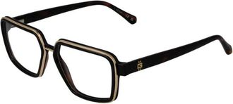 Guess Homme, Accessoires, Brun, Taille: ONE Size Montures de lunettes optiques rectangulaires marron modernes