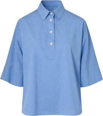 Gran Sasso Femme, Blouses et Chemises, Bleu, Taille: 42 FR Chemises