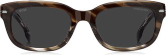 HUGO BOSS Schildpatt-Sonnenbrille f&uuml;r Herren (Braun)