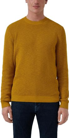 s.Oliver Strickpullover mit Crew Neck und Strukturmuster