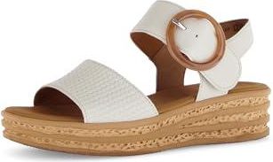 Gabor Sandales à plateforme pour femme, Panna 22, 36 EU