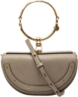 Chlo&eacute; Pre-owned Nile Satchel - Femme - Pre-owned - Gris - Taille: ONE Size