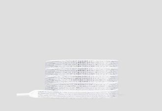 Alexander Smith White laces in full silver strass for women