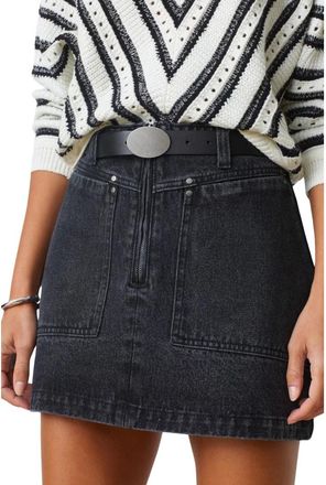 Suncoo Femme, Jupes, Gris, Taille: 42 FR Fjord Denim Skirt