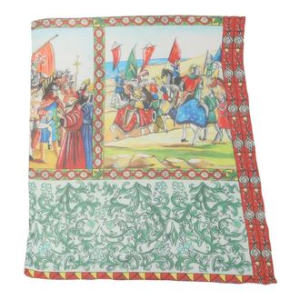 Dolce & Gabbana Bedrucktes Seidentuch Foulard - - Accessories - Damen - Mehrfarbig - ONE SIZE