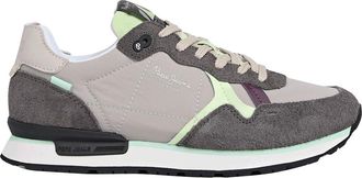 Pepe Jeans London Damen Brit Air W Sneak, Grau Rauchgrau, 35.5 EU