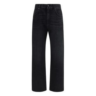 Balmain Jeans mit lockerer Passform - - Jeans - Damen - Schwarzk - W35